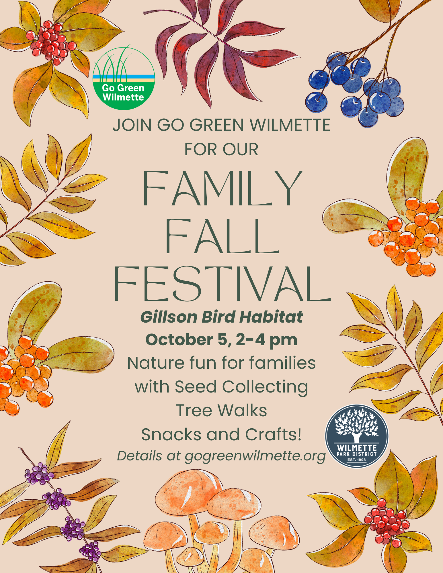 Family Fall Festival 2025 - Go Green Wilmette